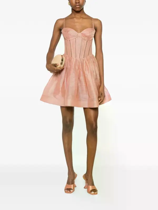Zimmermann Sweetheart-neck Mini Dress