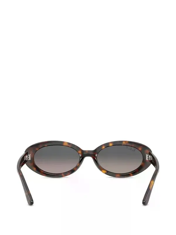 Ray-ban Oval Frame Sunglasses - Brown