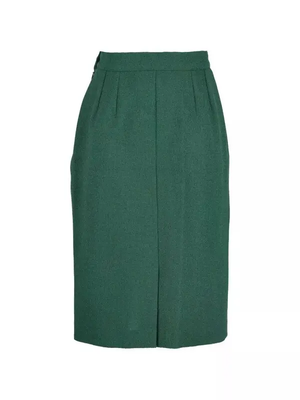 Saint Laurent Straight Midi Skirt
