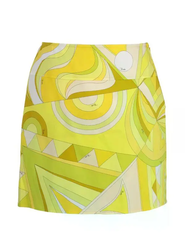 Emilio Pucci Patterned Mini Skirt