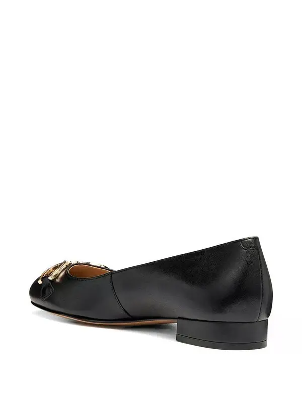 Geox Virnilisa B Hardware Ballet Flats - Black