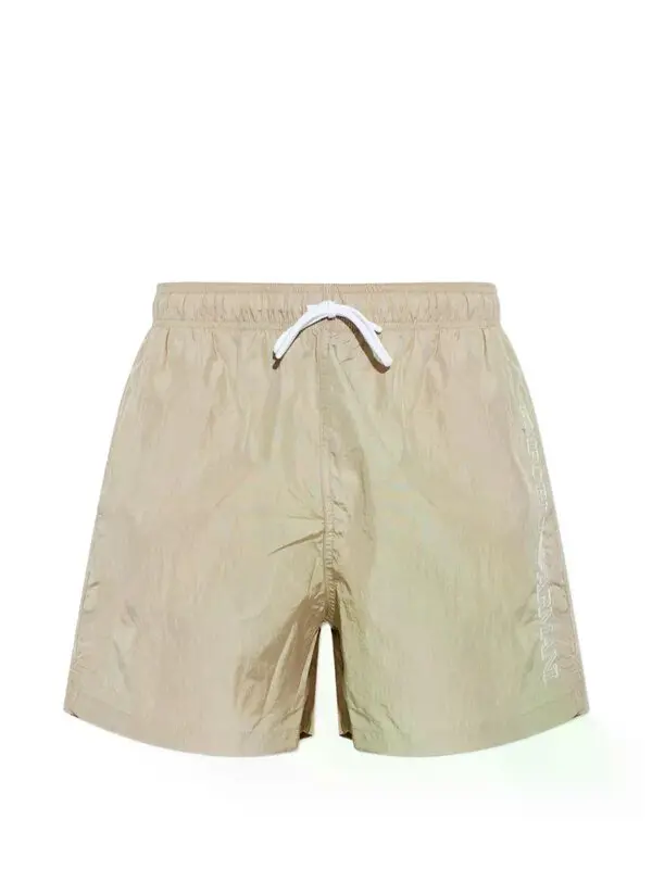 Emporio Armani Drawstring Swim Shorts - Neutrals