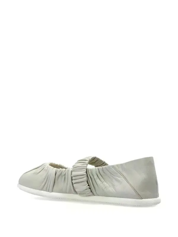 Bogner Vienna Ruched Strap Ballet Flat