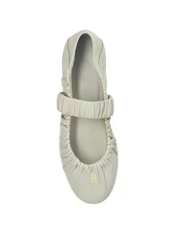 Bogner Vienna Ruched Strap Ballet Flat