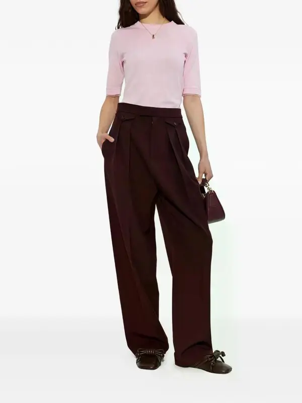 Fabiana Filippi Short-sleeve Sweater - Pink