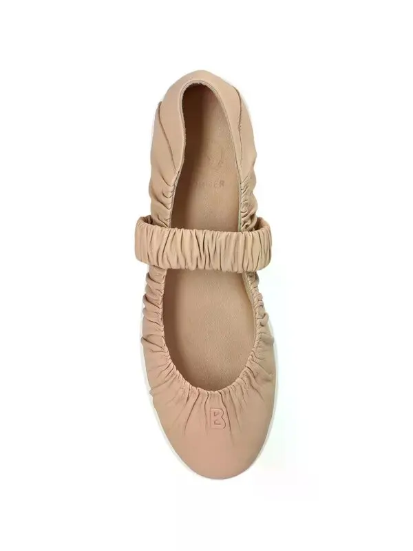 Bogner Vienna Ruched Ballet Flats - Pink