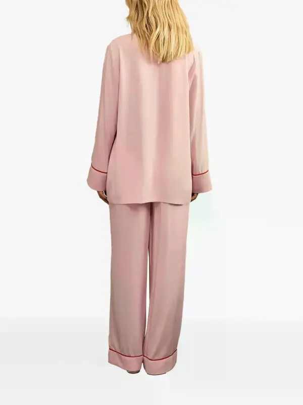 Sleeper Finnegan Piped Pajama-style Trousers