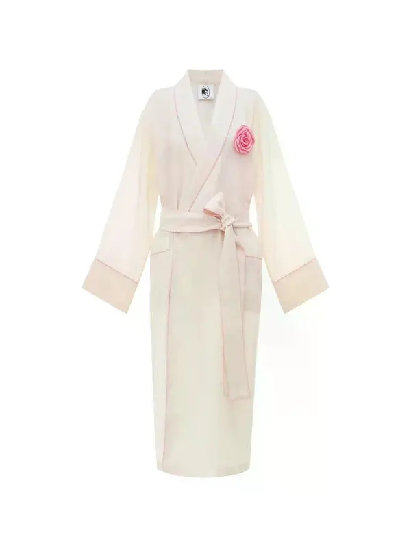 Sleeper Rose Linen Robe
