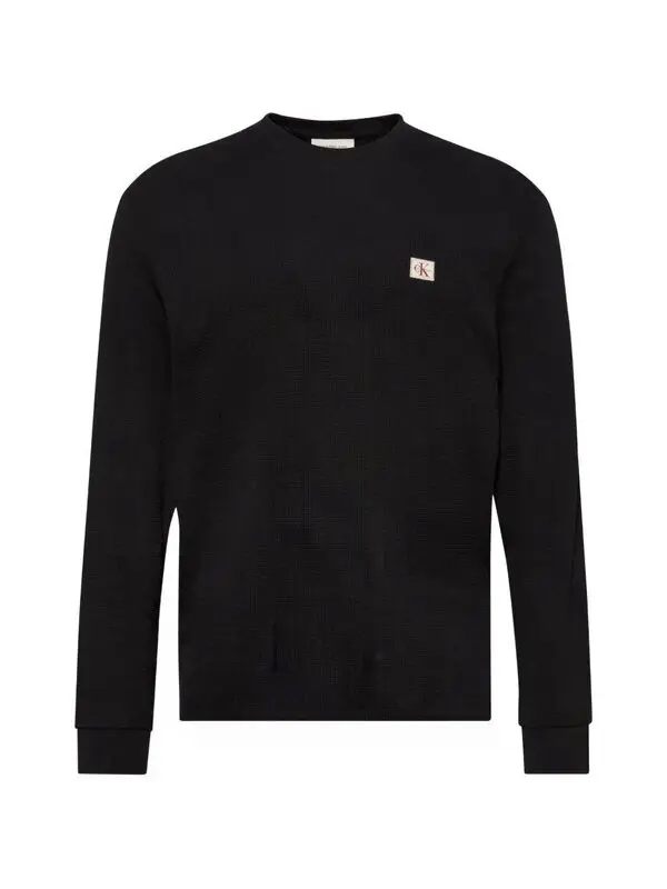 Calvin Klein Waffle Logo T-shirt - Brown