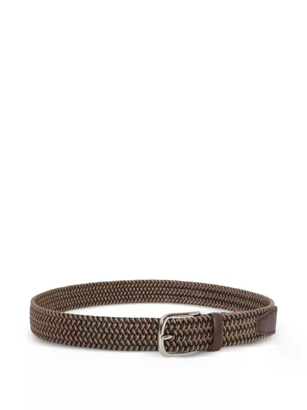 ORTIGNI Woven Leather Belt
