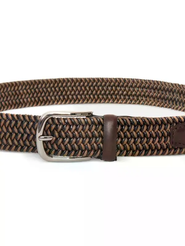 ORTIGNI Woven Leather Belt