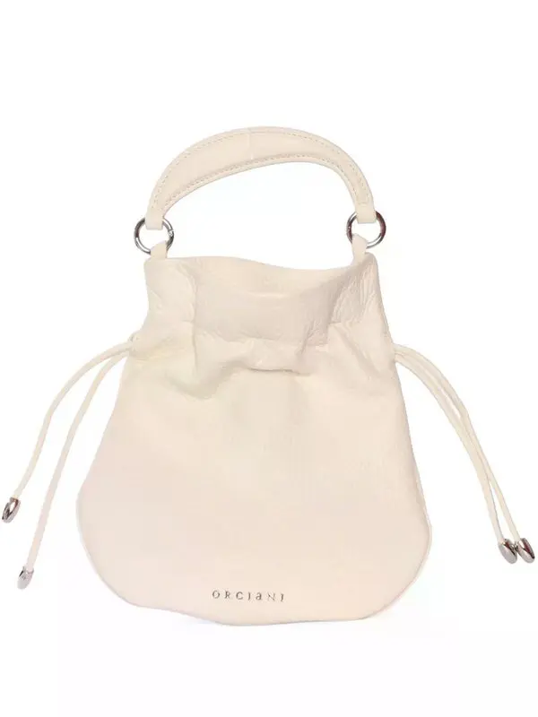ORTIGNI Handle Drawstring Shoulder Bag