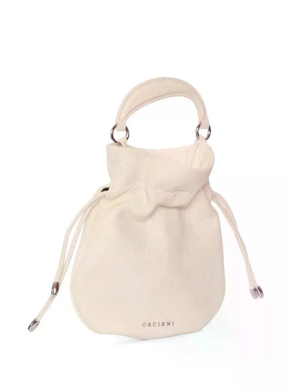ORTIGNI Handle Drawstring Shoulder Bag