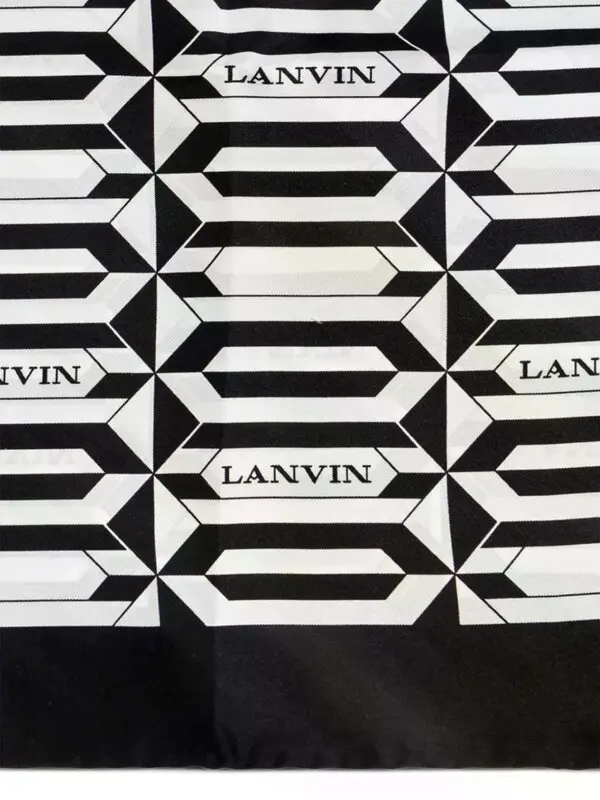 LANVIN Geometric-print Scarf