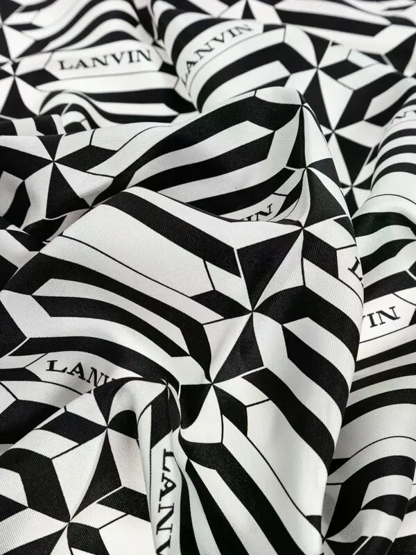 LANVIN Geometric-print Scarf