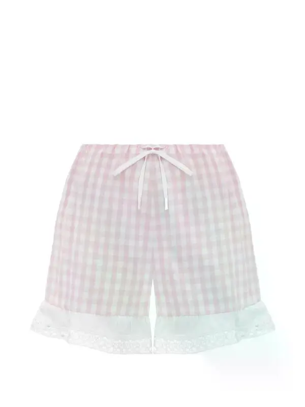 Sleeper Romantica Gingham Ruffled Lounge Set