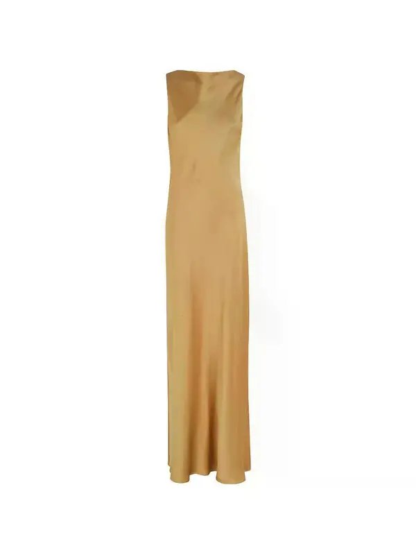 Antonelli Firenze Cowl Neck Maxi Dress - Neutrals
