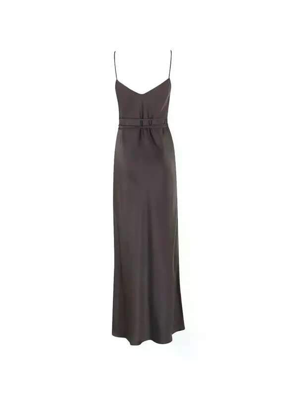 Antonelli Firenze Tie-waist Midi Dress - Purple