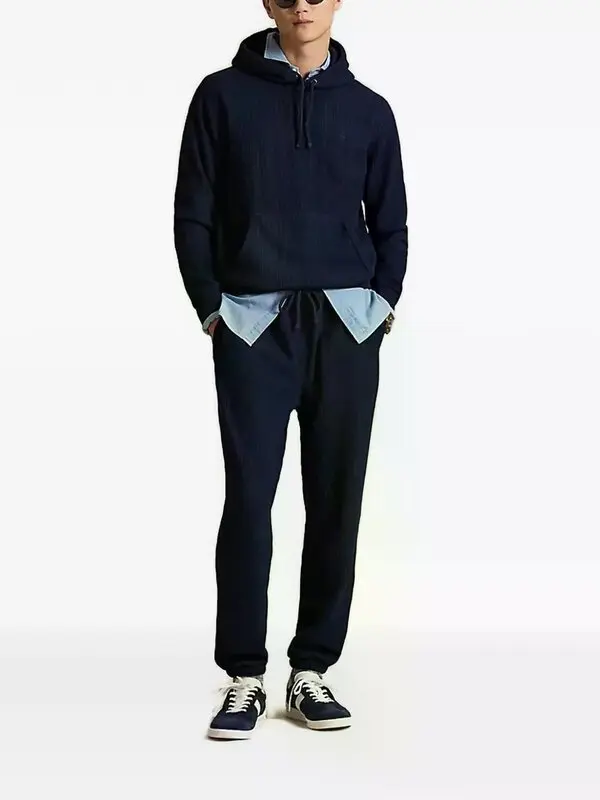 Polo Ralph Lauren Waffle-knit Hooded Sweater