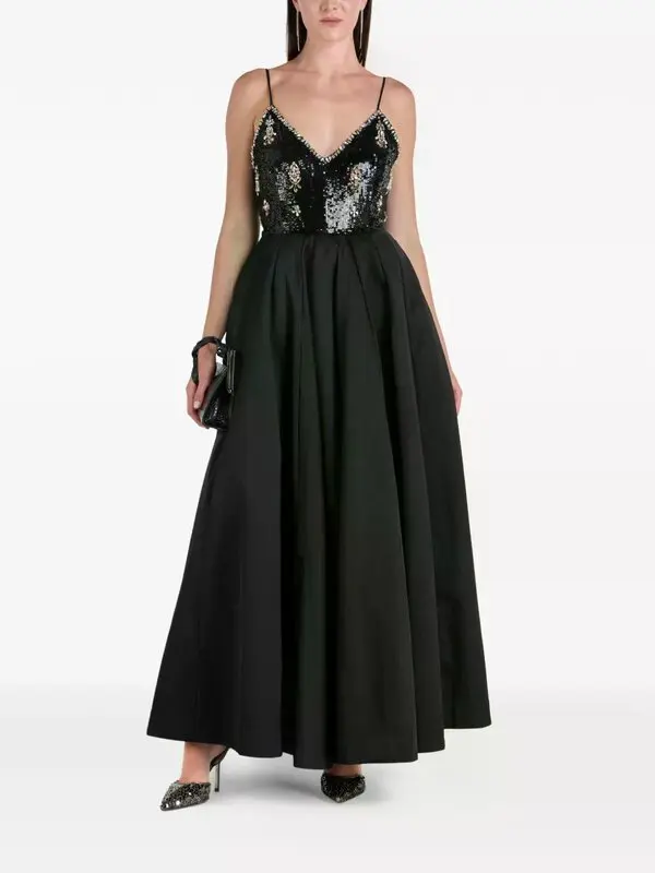 ILTA Grace Sequin Maxi Dress - Black