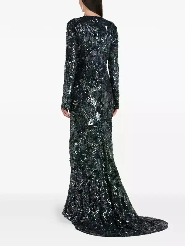 ILTA Sequin-embellished Maxi Dress