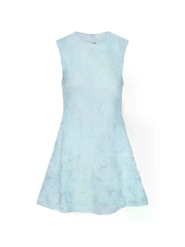 ROTATE BY BIRGER CHRISTENSEN Crew-neck Mini Dress - Blue