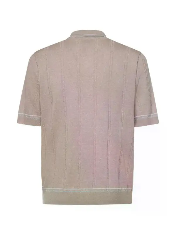 Eleventy Stripe-detail Polo Shirt