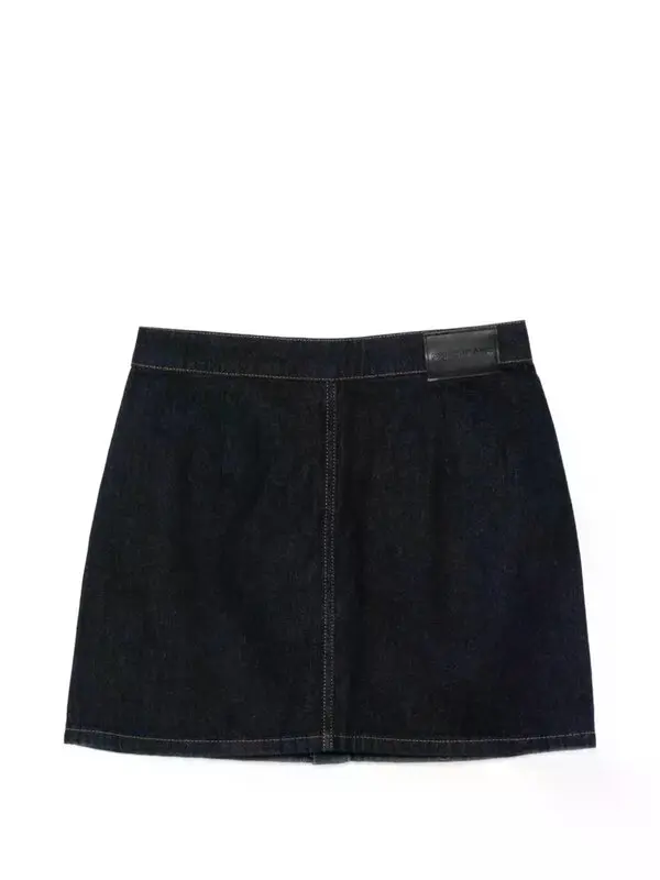 Dkny High-rise Button-detailed Skirt
