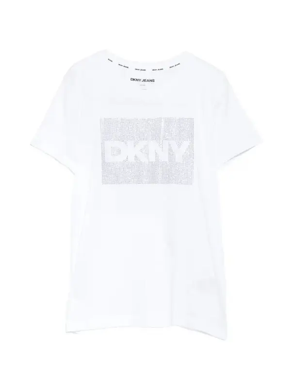 Dkny Rhinestone-detail T-shirt