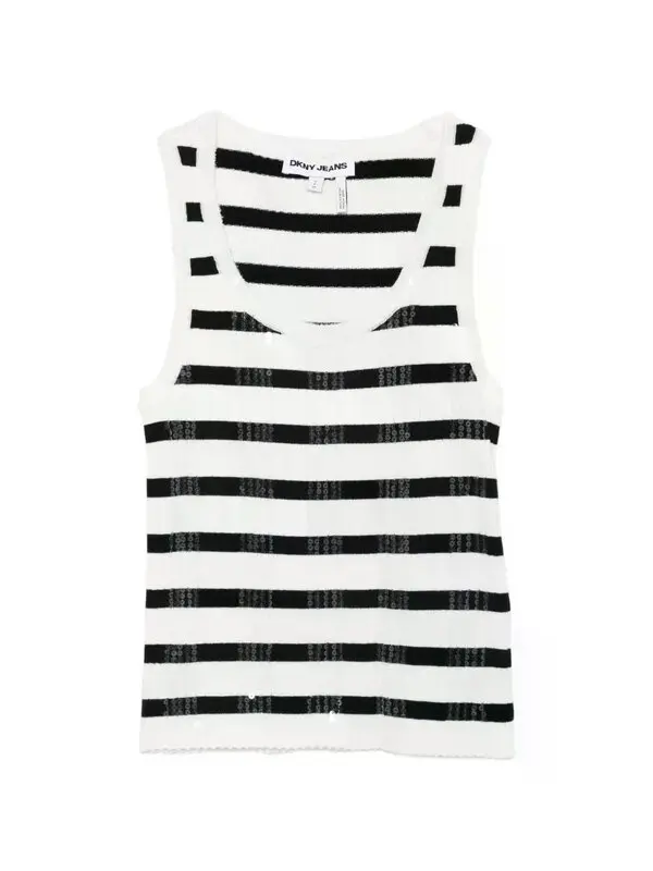 Dkny Striped Tank Top