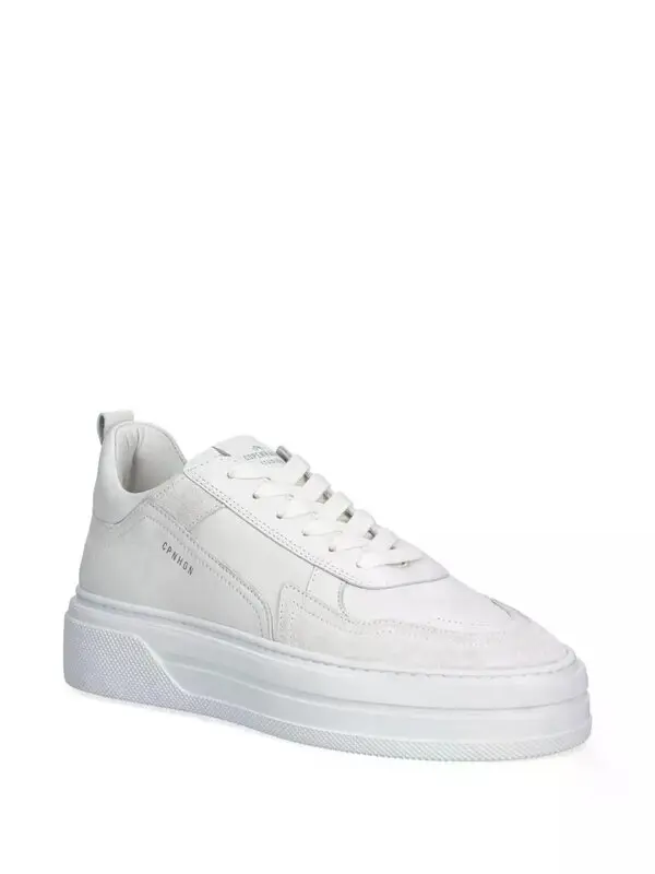 SUMMERY COPENHAGEN Panelled Leather Sneakers