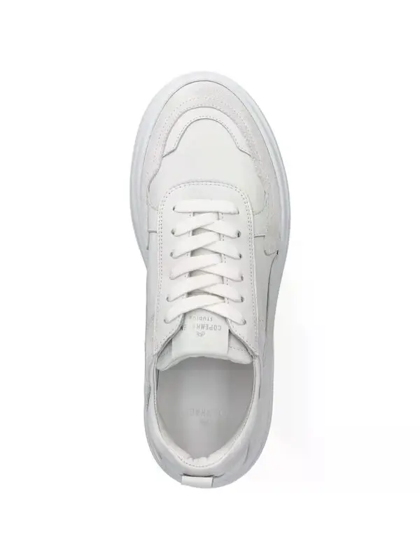 SUMMERY COPENHAGEN Panelled Leather Sneakers