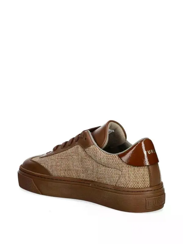 Furla Woven Panel Lace-up Sneakers - Brown