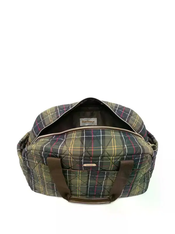 Barbour Quilted Tartan Tote Bag