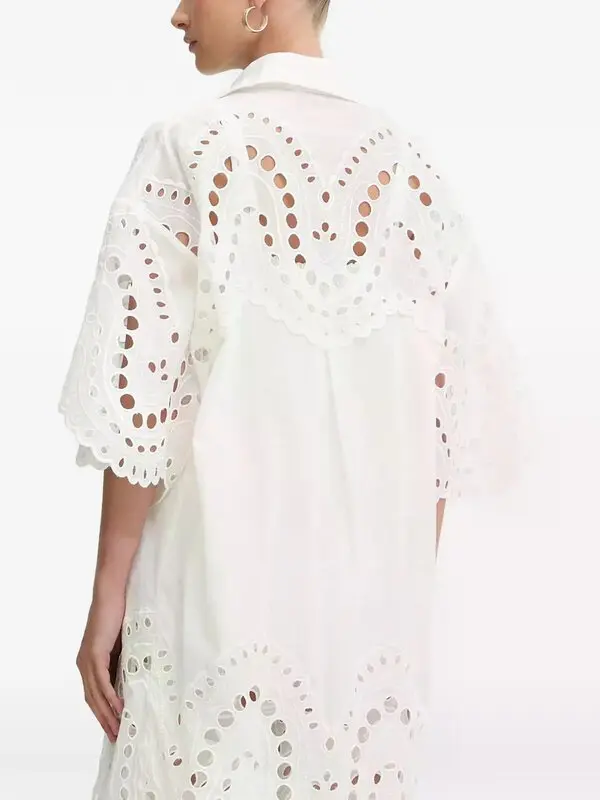 Charo Ruiz Ibiza Tao Broderie Anglaise Top - White
