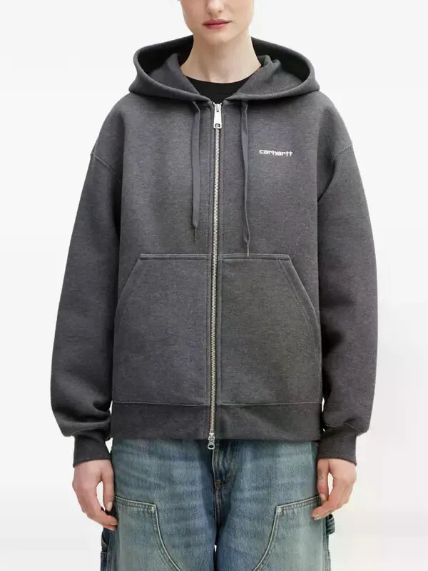 Carhartt Work In Progress Alda Zip Hoodie - Grey