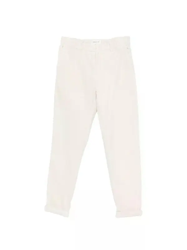MAISON123 Corduroy-texture Trousers - Neutrals