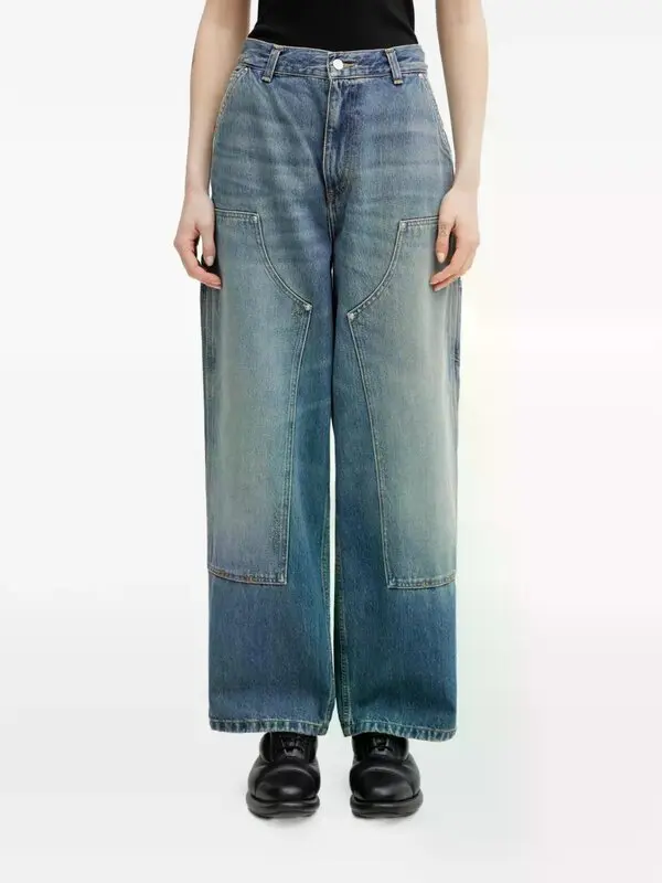Carhartt Work In Progress Panelled Pocket Jeans - Blue