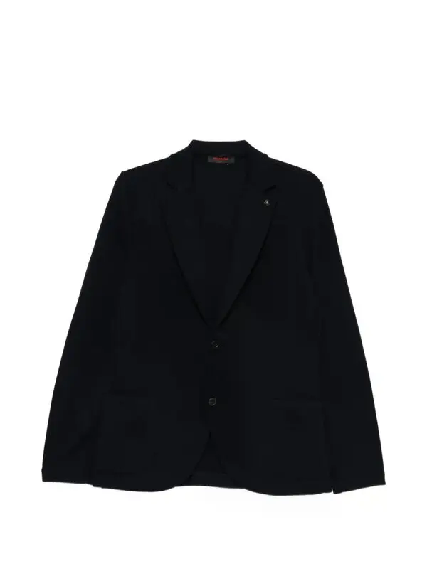 GRAN SASSO Patch-pocket Wool Blazer