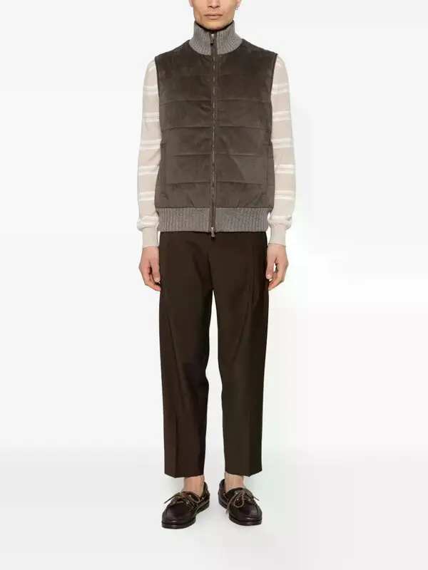 GRAN SASSO Sleeveless Quilted Gilet