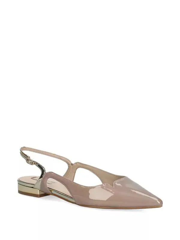 Liu Jo Patent Faux-leather Slingback Pumps - Pink