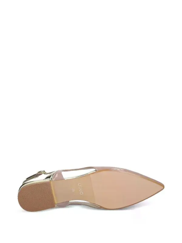 Liu Jo Patent Faux-leather Slingback Pumps - Pink