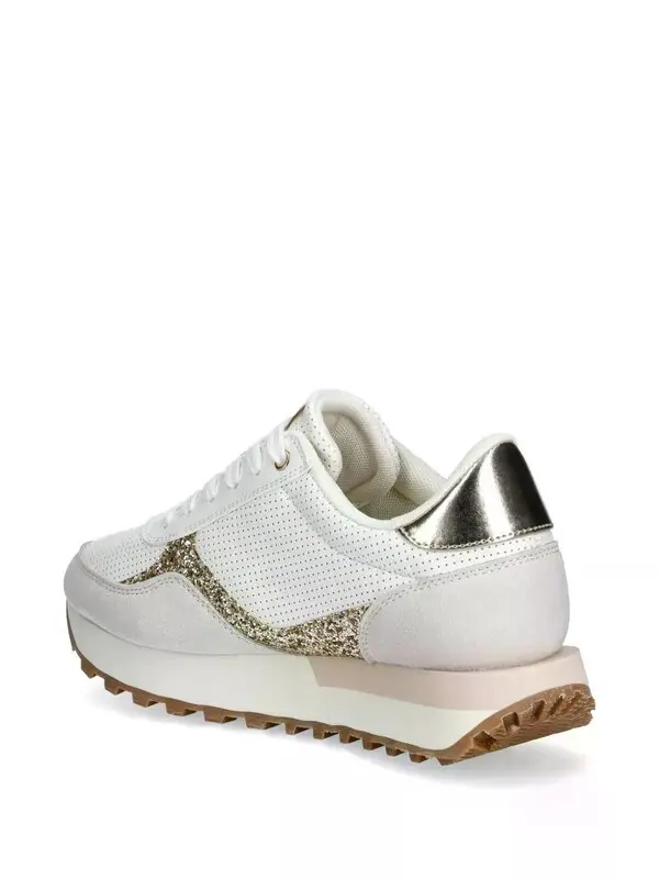 Liu Jo Glitter-embellished Sneakers - White