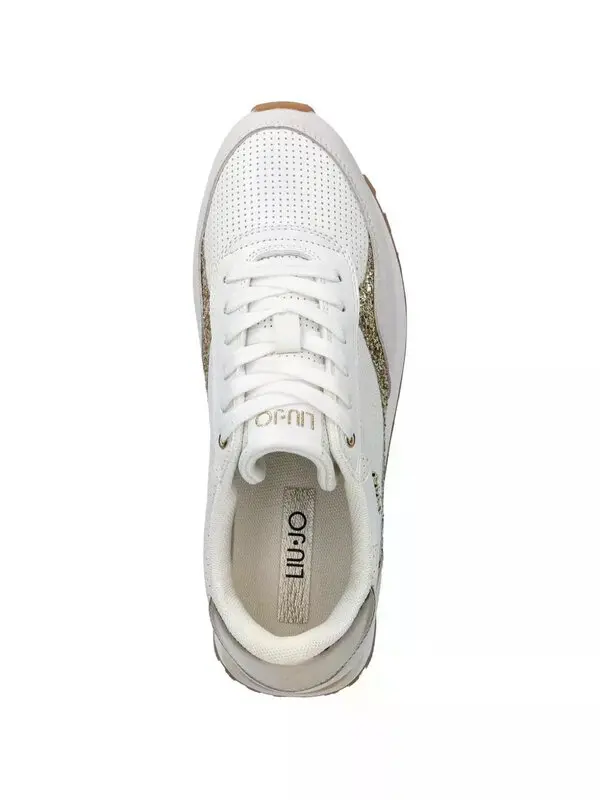 Liu Jo Glitter-embellished Sneakers - White
