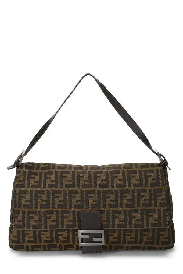 Fendi Zucca Canvas Mama Shoulder Bag