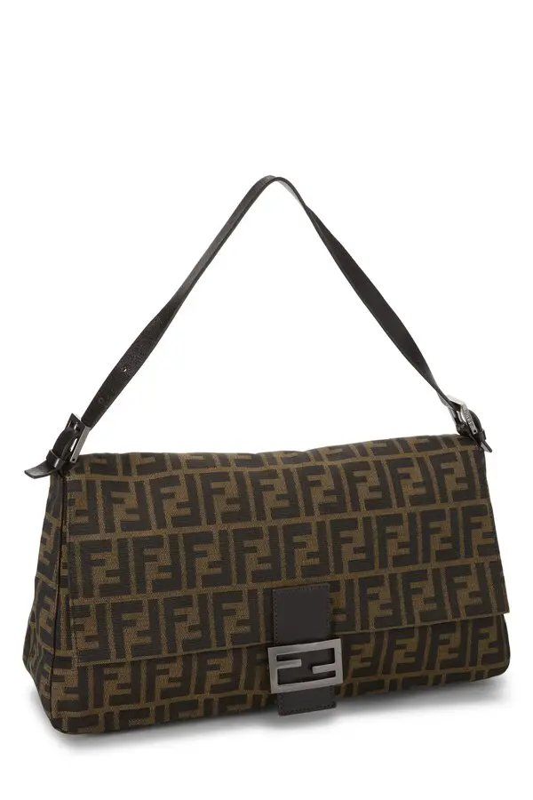 Fendi Zucca Canvas Mama Shoulder Bag