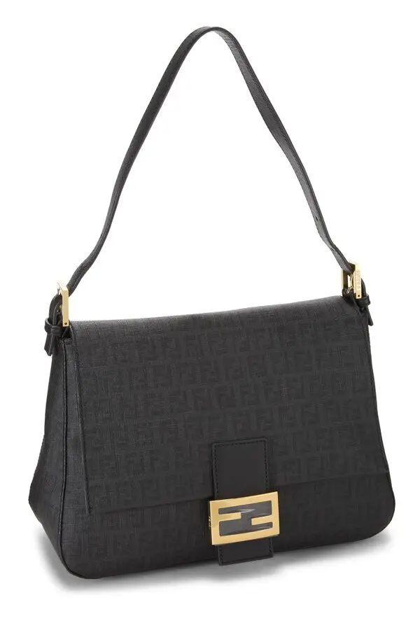 Fendi Zucchino Coated Mama Shoulder Bag