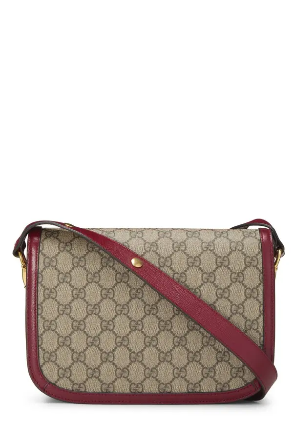 Gucci Original Gg Supreme 1955 Horsebit Shoulder Bag