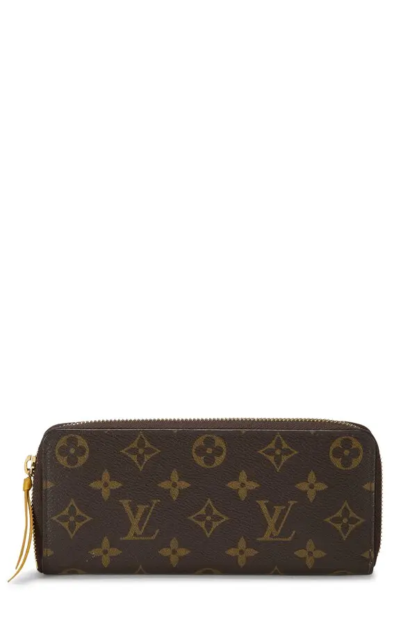 LOUIS VUITTON Monogram Canvas Clemence Wallet - Yellow