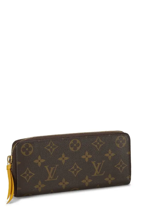 LOUIS VUITTON Monogram Canvas Clemence Wallet